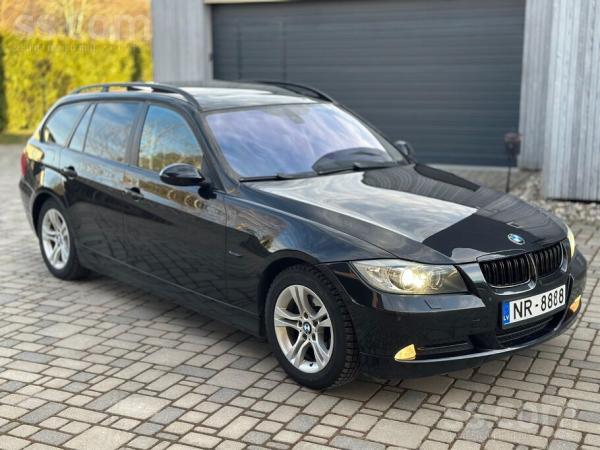 Black BMW 320 2008 in Riga, with an engine capacity of 2.00 L and mileage of 218 thousand km for 4350 €, photo 2 on AUTOMOTO.COM.LV