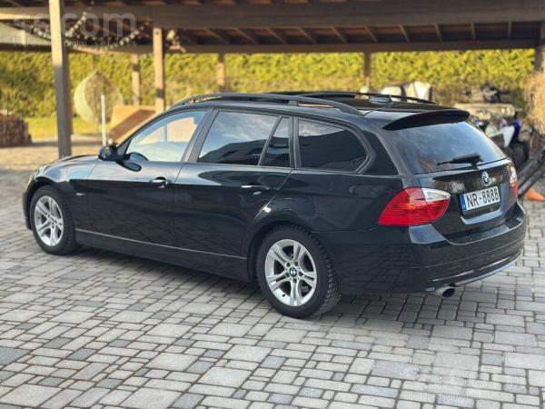 Black BMW 320 2008 in Riga, with an engine capacity of 2.00 L and mileage of 218 thousand km for 4350 €, photo 5 on AUTOMOTO.COM.LV