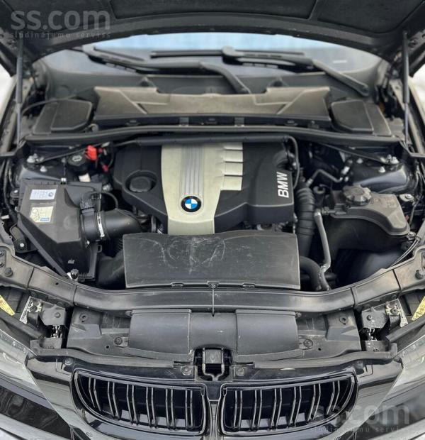 Black BMW 320 2008 in Riga, with an engine capacity of 2.00 L and mileage of 218 thousand km for 4350 €, photo 9 on AUTOMOTO.COM.LV