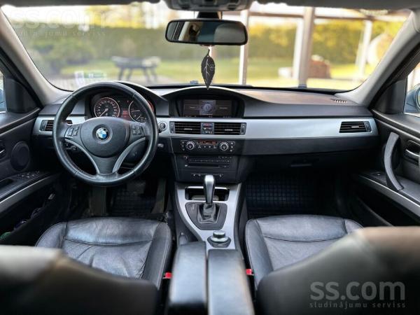 Black BMW 320 2008 in Riga, with an engine capacity of 2.00 L and mileage of 218 thousand km for 4350 €, photo 10 on AUTOMOTO.COM.LV