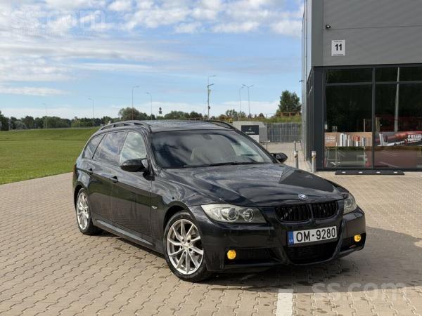 Black BMW 320 2008 in Jekabpils, with an engine capacity of 2.00 L and mileage of 277 thousand km for 5850 €, photo 1 on AUTOMOTO.COM.LV