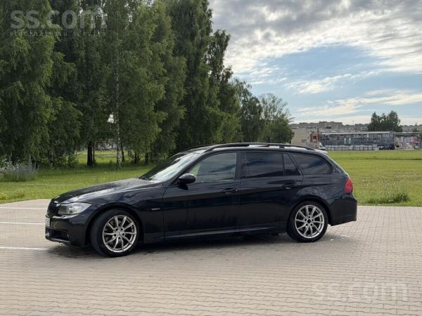 Black BMW 320 2008 in Jekabpils, with an engine capacity of 2.00 L and mileage of 277 thousand km for 5850 €, photo 2 on AUTOMOTO.COM.LV
