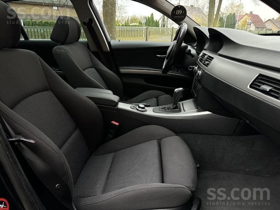 Melns BMW 320 2008 Rīga, ar dzinēja tilpumu 2.00 L un nobraukumu 345 tūkst. km par 4150 €, foto 10 vietnē AUTOMOTO.COM.LV