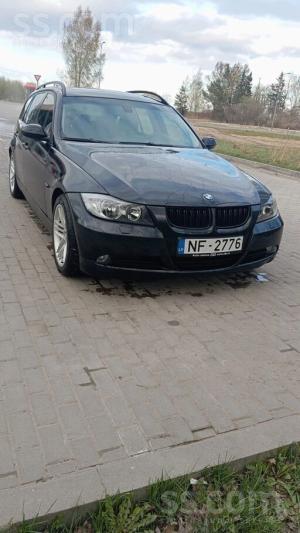 Black BMW 320 2008 in Dobele, with an engine capacity of 2.00 L and mileage of 396 thousand km for 4000 €, photo  on AUTOMOTO.COM.LV