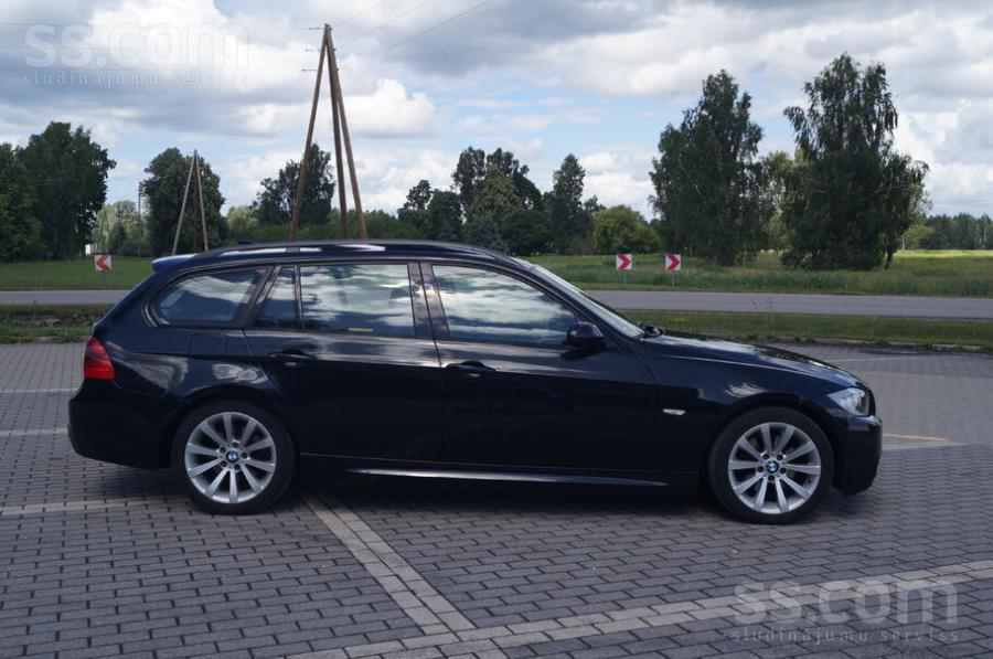 Melns BMW 320 2008 Jelgava, ar dzinēja tilpumu 2.00 L un nobraukumu 271 tūkst. km par 5400 €, foto 4 vietnē AUTOMOTO.COM.LV