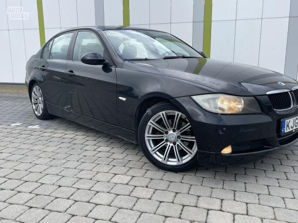Black BMW 320 2008 in Vilnius, with an engine capacity of 2.00 L and mileage of 180 thousand km for 3000 €, photo 1 on AUTOMOTO.COM.LV