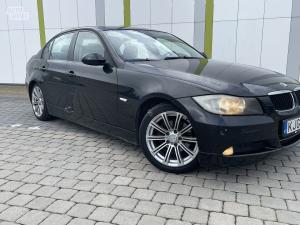 Black BMW 320 2008 in Vilnius, with an engine capacity of 2.00 L and mileage of 180 thousand km for 3000 €, photo  on AUTOMOTO.COM.LV