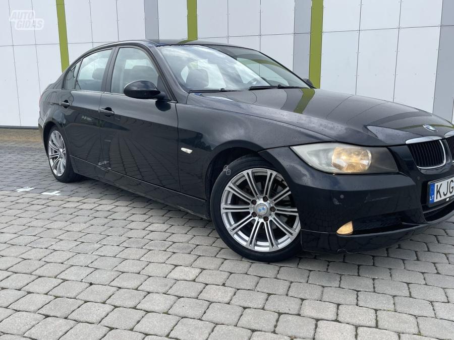 Black BMW 320 2008 in Vilnius, with an engine capacity of 2.00 L and mileage of 180 thousand km for 3000 €, photo 1 on AUTOMOTO.COM.LV
