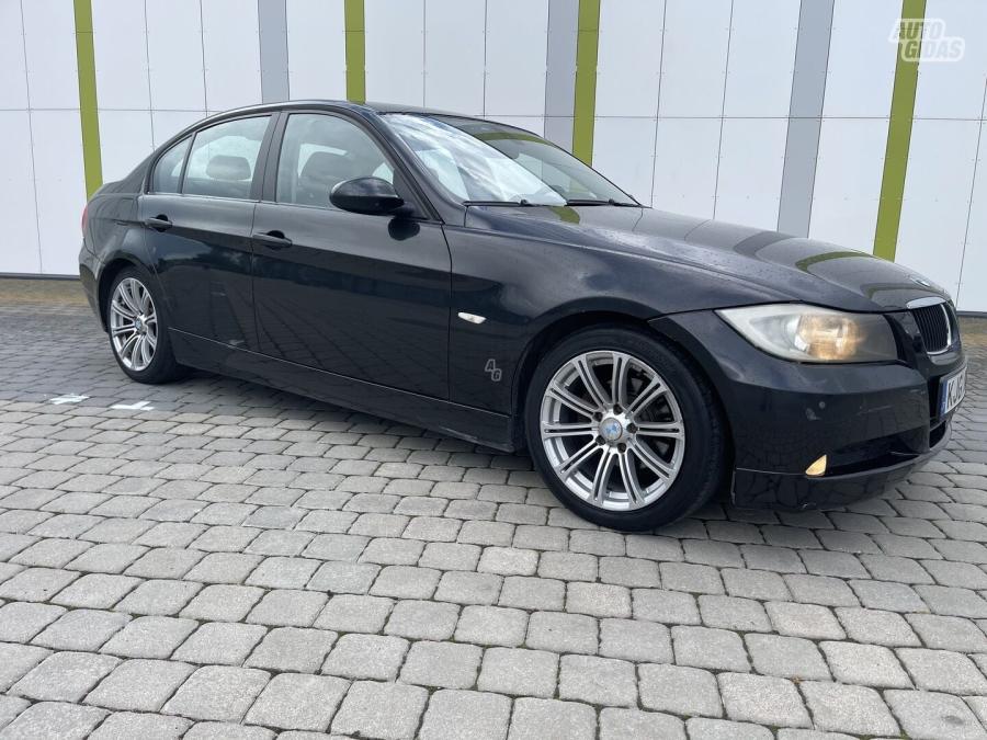 Black BMW 320 2008 in Vilnius, with an engine capacity of 2.00 L and mileage of 180 thousand km for 3000 €, photo 11 on AUTOMOTO.COM.LV