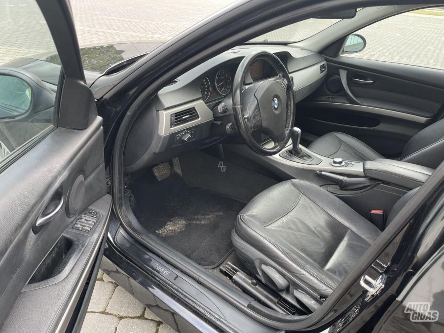 Black BMW 320 2008 in Vilnius, with an engine capacity of 2.00 L and mileage of 180 thousand km for 3000 €, photo 22 on AUTOMOTO.COM.LV