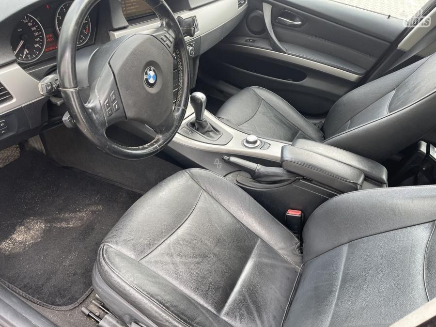 Black BMW 320 2008 in Vilnius, with an engine capacity of 2.00 L and mileage of 180 thousand km for 3000 €, photo 23 on AUTOMOTO.COM.LV