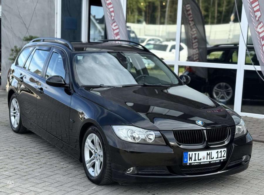 Black BMW 320 2008 in Radviliskis, with an engine capacity of 2.00 L and mileage of 352 thousand km for 3650 €, photo 7 on AUTOMOTO.COM.LV