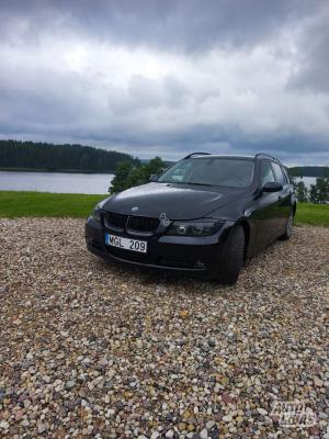 Black BMW 320 2008 in Zarasai, with an engine capacity of 2.00 L and mileage of 339 thousand km for 2700 €, photo 3 on AUTOMOTO.COM.LV