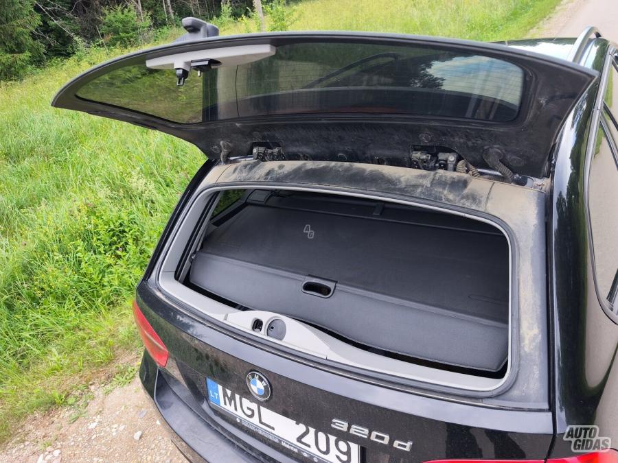 Black BMW 320 2008 in Zarasai, with an engine capacity of 2.00 L and mileage of 339 thousand km for 2700 €, photo 12 on AUTOMOTO.COM.LV