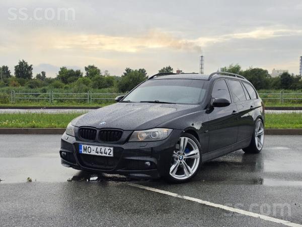 Black BMW 320 2008 in Riga, with an engine capacity of 2.00 L and mileage of 0 thousand km for 5200 €, photo 1 on AUTOMOTO.COM.LV