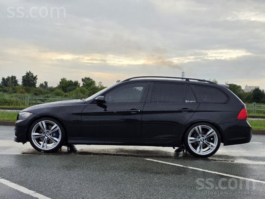Black BMW 320 2008 in Riga, with an engine capacity of 2.00 L and mileage of 0 thousand km for 5200 €, photo 7 on AUTOMOTO.COM.LV