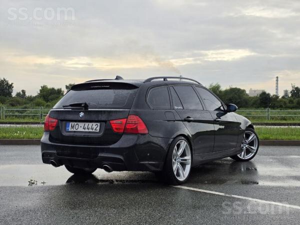 Black BMW 320 2008 in Riga, with an engine capacity of 2.00 L and mileage of 0 thousand km for 5200 €, photo 7 on AUTOMOTO.COM.LV