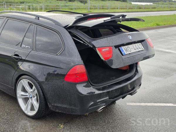 Black BMW 320 2008 in Riga, with an engine capacity of 2.00 L and mileage of 0 thousand km for 5200 €, photo 9 on AUTOMOTO.COM.LV