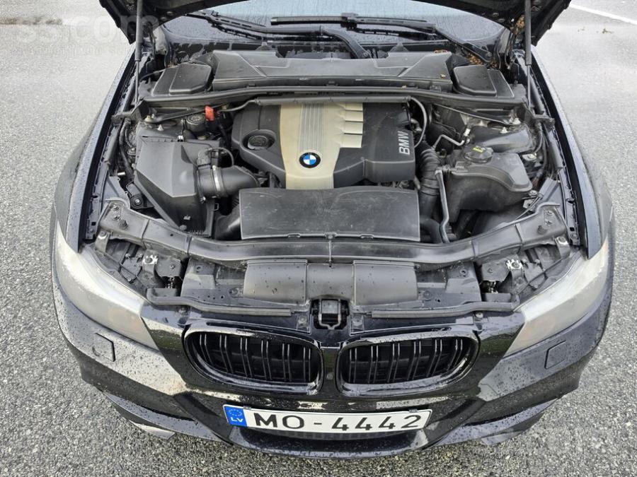 Black BMW 320 2008 in Riga, with an engine capacity of 2.00 L and mileage of 0 thousand km for 5200 €, photo 19 on AUTOMOTO.COM.LV