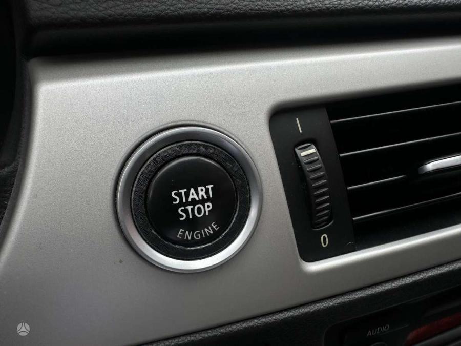 Black BMW 320 2008 in Vilkaviskis, with an engine capacity of 2.00 L and mileage of 240 thousand km for 3950 €, photo 22 on AUTOMOTO.COM.LV