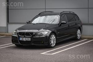 Black BMW 320 2008 in Riga, with an engine capacity of 2.00 L and mileage of 284 thousand km for 4990 €, photo  on AUTOMOTO.COM.LV