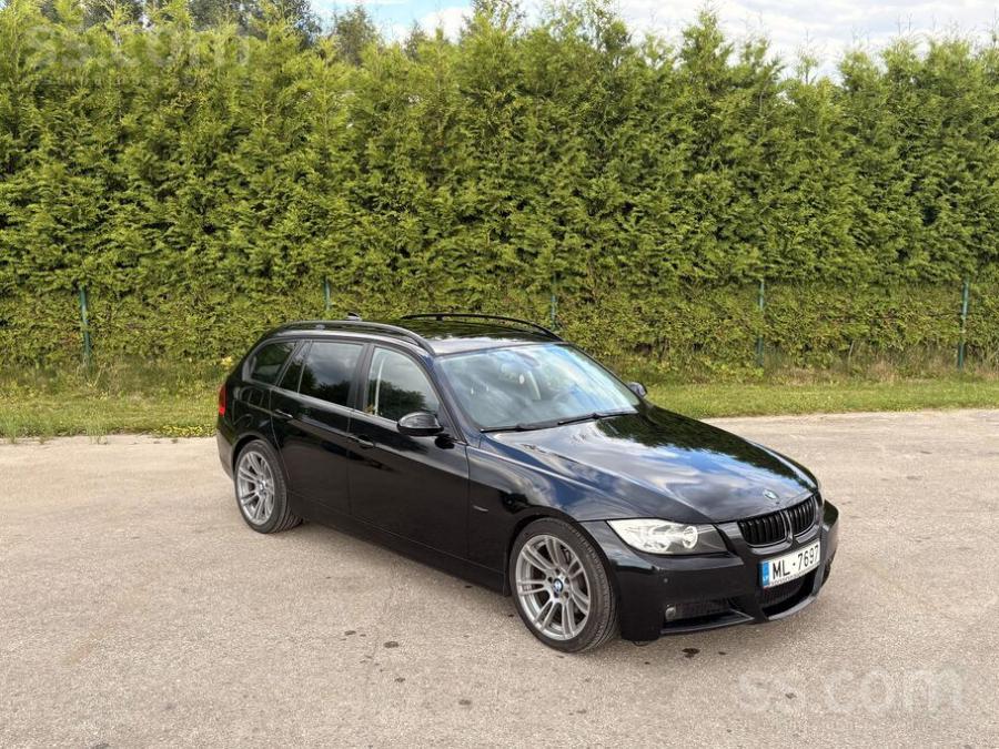 Black BMW 320 2008 in Riga, with an engine capacity of 2.00 L and mileage of 333 thousand km for 5500 €, photo 3 on AUTOMOTO.COM.LV