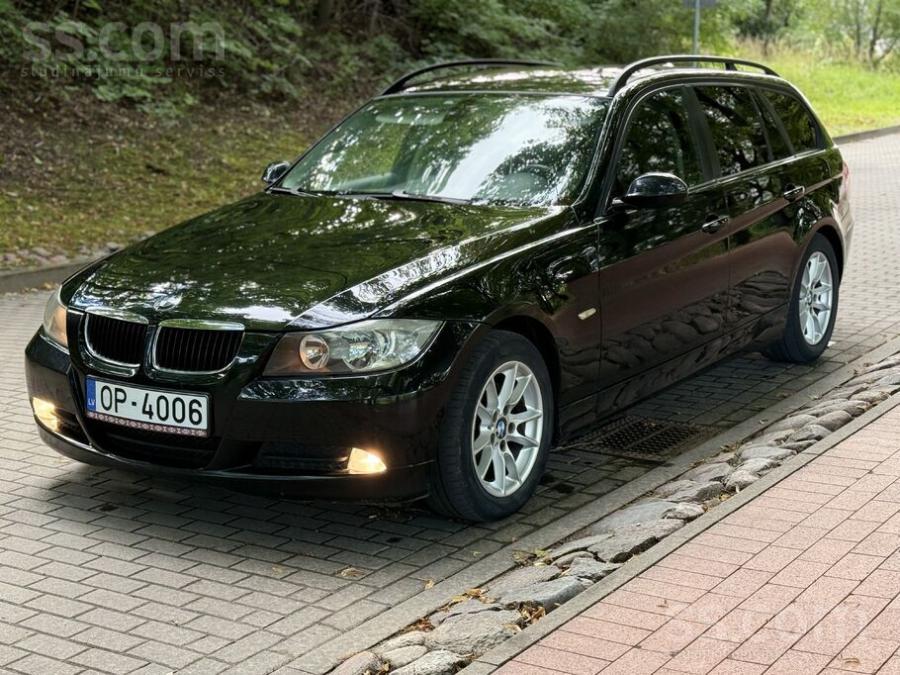 Черный БМВ 320 2008 в Бауска, объемом двигателя 2.00 л и пробегом 280 тыс. км за 3150 €, фото 1 на AUTOMOTO.COM.LV