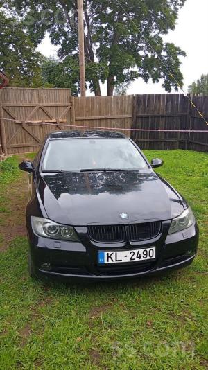Black BMW 320 2008 in Limbazi, with an engine capacity of 2.00 L and mileage of 415 thousand km for 4300 €, photo  on AUTOMOTO.COM.LV