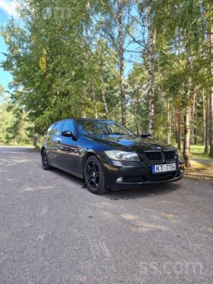 Black BMW 320 2008 in Jekabpils, with an engine capacity of 2.00 L and mileage of 409 thousand km for 3500 €, photo 1 on AUTOMOTO.COM.LV