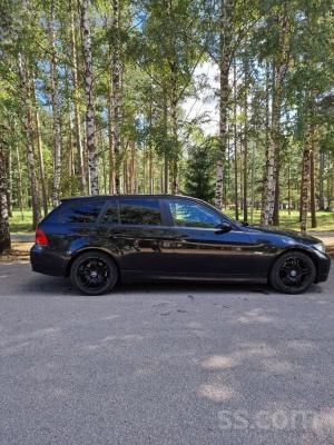 Black BMW 320 2008 in Jekabpils, with an engine capacity of 2.00 L and mileage of 409 thousand km for 3500 €, photo 5 on AUTOMOTO.COM.LV