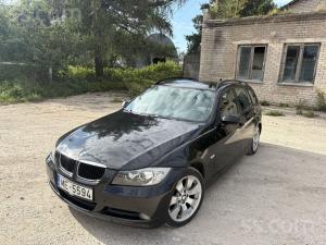 Black BMW 320 2008 in Riga, with an engine capacity of 2.00 L and mileage of 322 thousand km for 3500 €, photo  on AUTOMOTO.COM.LV