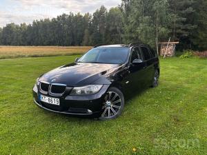 Black BMW 320 2008 in Valmiera, with an engine capacity of 2.00 L and mileage of 290 thousand km for 2500 €, photo  on AUTOMOTO.COM.LV