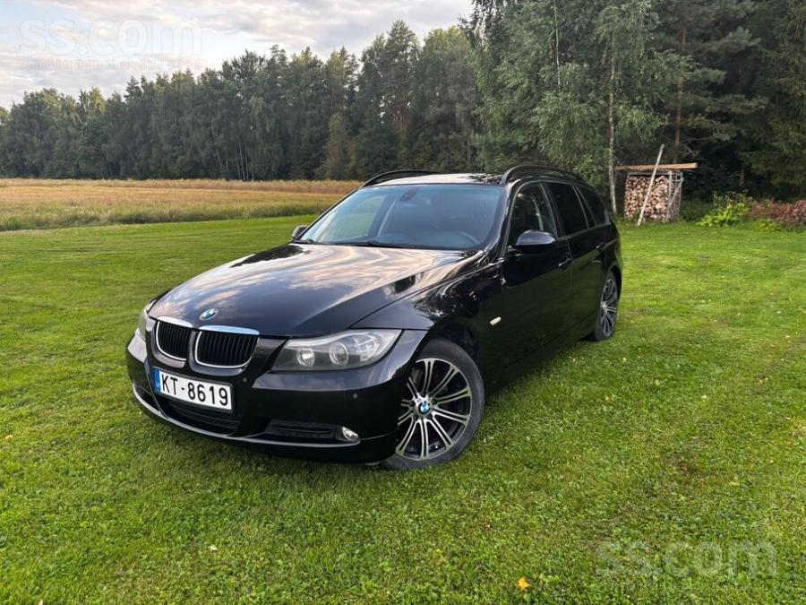 Black BMW 320 2008 in Valmiera, with an engine capacity of 2.00 L and mileage of 290 thousand km for 2500 €, photo 1 on AUTOMOTO.COM.LV
