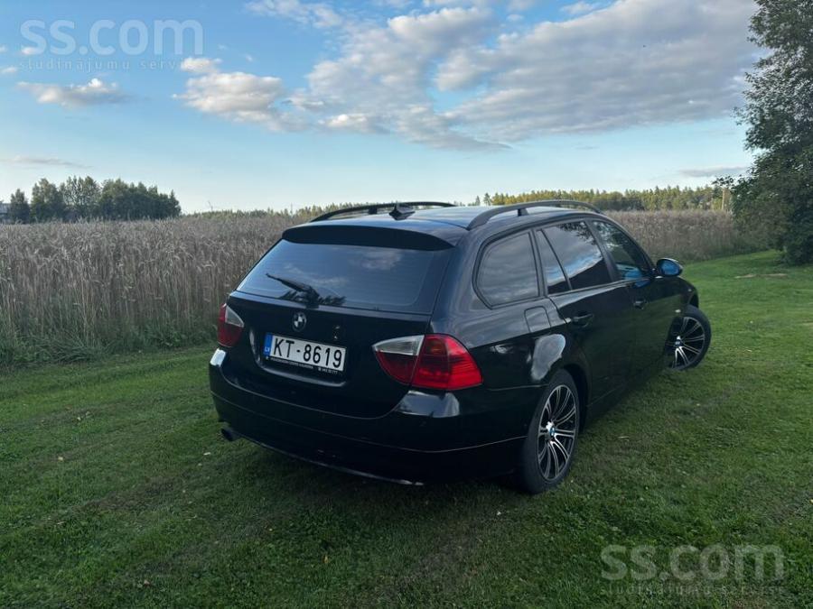 Black BMW 320 2008 in Valmiera, with an engine capacity of 2.00 L and mileage of 290 thousand km for 2500 €, photo 3 on AUTOMOTO.COM.LV