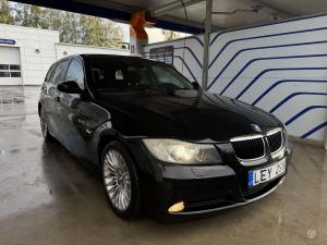 Black BMW 320 2008 in Vilnius, with an engine capacity of 2.00 L and mileage of 328 thousand km for 1800 €, photo  on AUTOMOTO.COM.LV