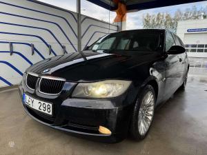 Black BMW 320 2008 in Vilnius, with an engine capacity of 2.00 L and mileage of 328 thousand km for 1800 €, photo 8 on AUTOMOTO.COM.LV