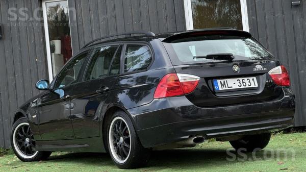 Black BMW 320 2008 in Riga, with an engine capacity of 2.00 L and mileage of 0 thousand km for 2700 €, photo 4 on AUTOMOTO.COM.LV