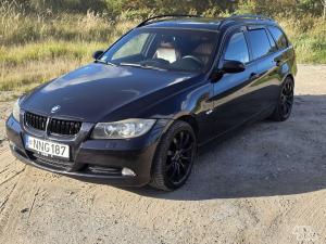 Black BMW 320 2008 in Vilnius, with an engine capacity of 2.00 L and mileage of 350 thousand km for 4200 €, photo  on AUTOMOTO.COM.LV