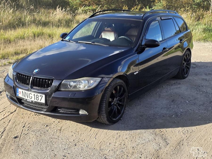 Black BMW 320 2008 in Vilnius, with an engine capacity of 2.00 L and mileage of 350 thousand km for 4200 €, photo 1 on AUTOMOTO.COM.LV