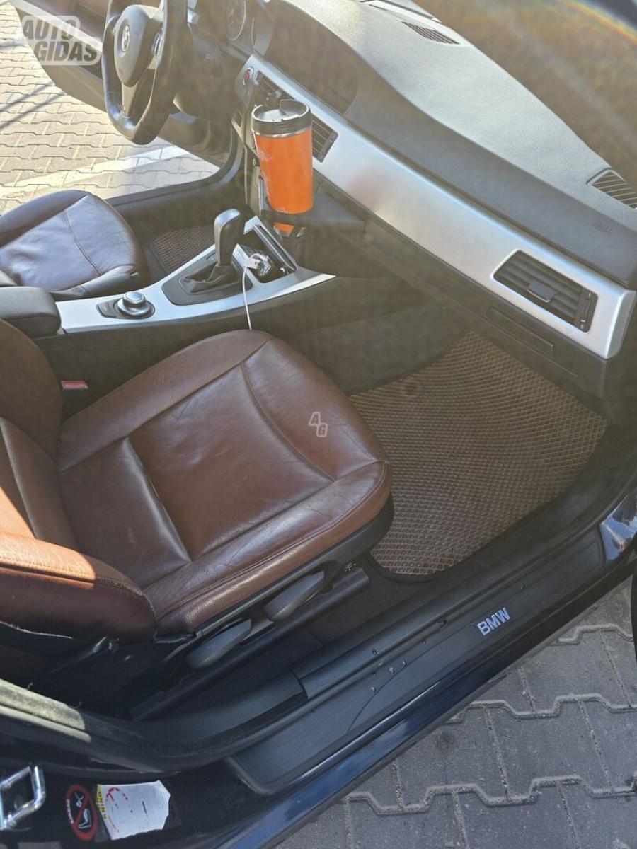 Black BMW 320 2008 in Vilnius, with an engine capacity of 2.00 L and mileage of 350 thousand km for 4200 €, photo 26 on AUTOMOTO.COM.LV