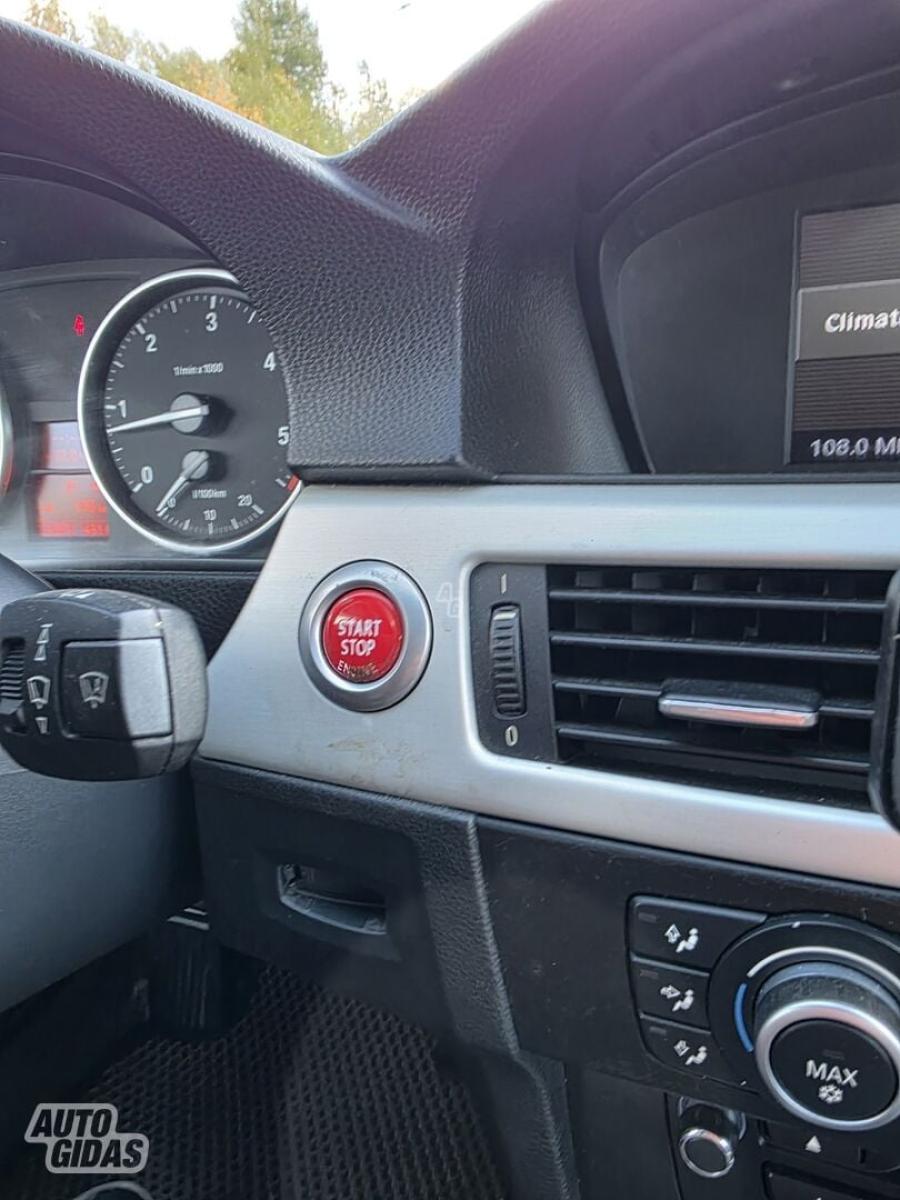Black BMW 320 2008 in Vilnius, with an engine capacity of 2.00 L and mileage of 350 thousand km for 4200 €, photo 32 on AUTOMOTO.COM.LV