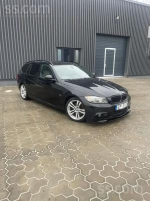 Black BMW 320 2009 in Riga, with an engine capacity of 2.00 L and mileage of 265 thousand km for 6795 €, photo 2 on AUTOMOTO.COM.LV
