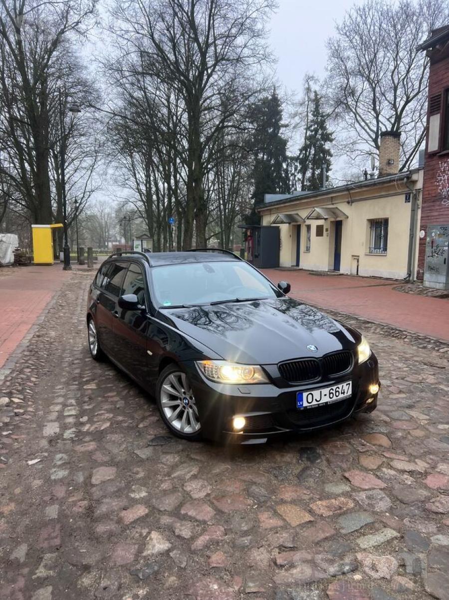 Black BMW 320 2009 in Riga, with an engine capacity of 2.00 L and mileage of 287 thousand km for 6350 €, photo 2 on AUTOMOTO.COM.LV