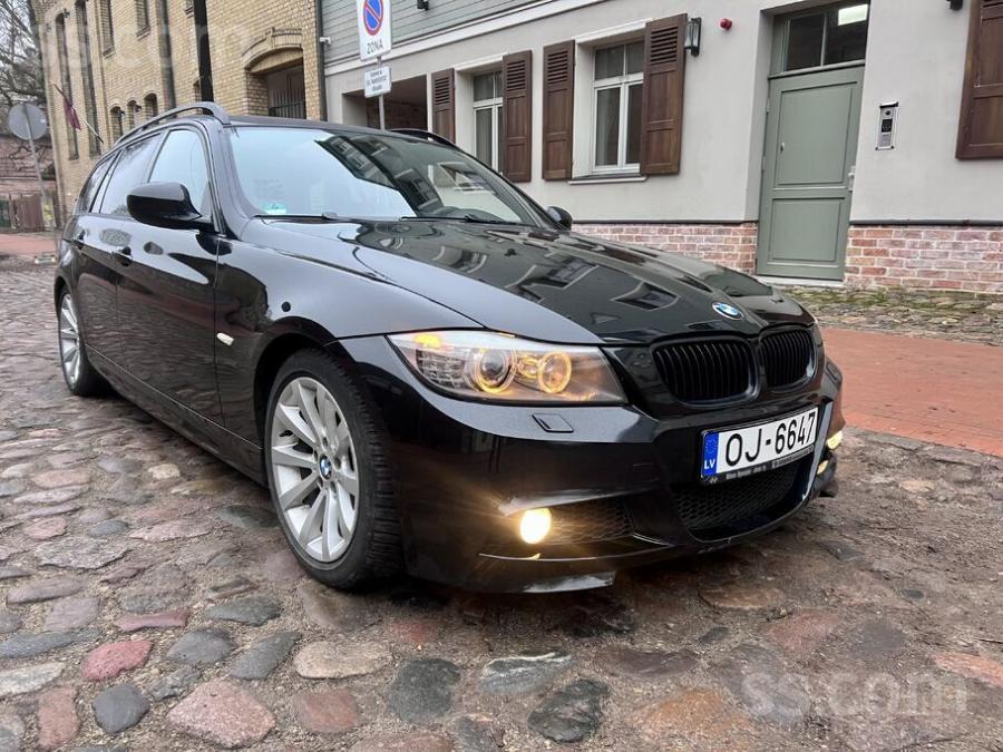 Black BMW 320 2009 in Riga, with an engine capacity of 2.00 L and mileage of 287 thousand km for 6350 €, photo 4 on AUTOMOTO.COM.LV