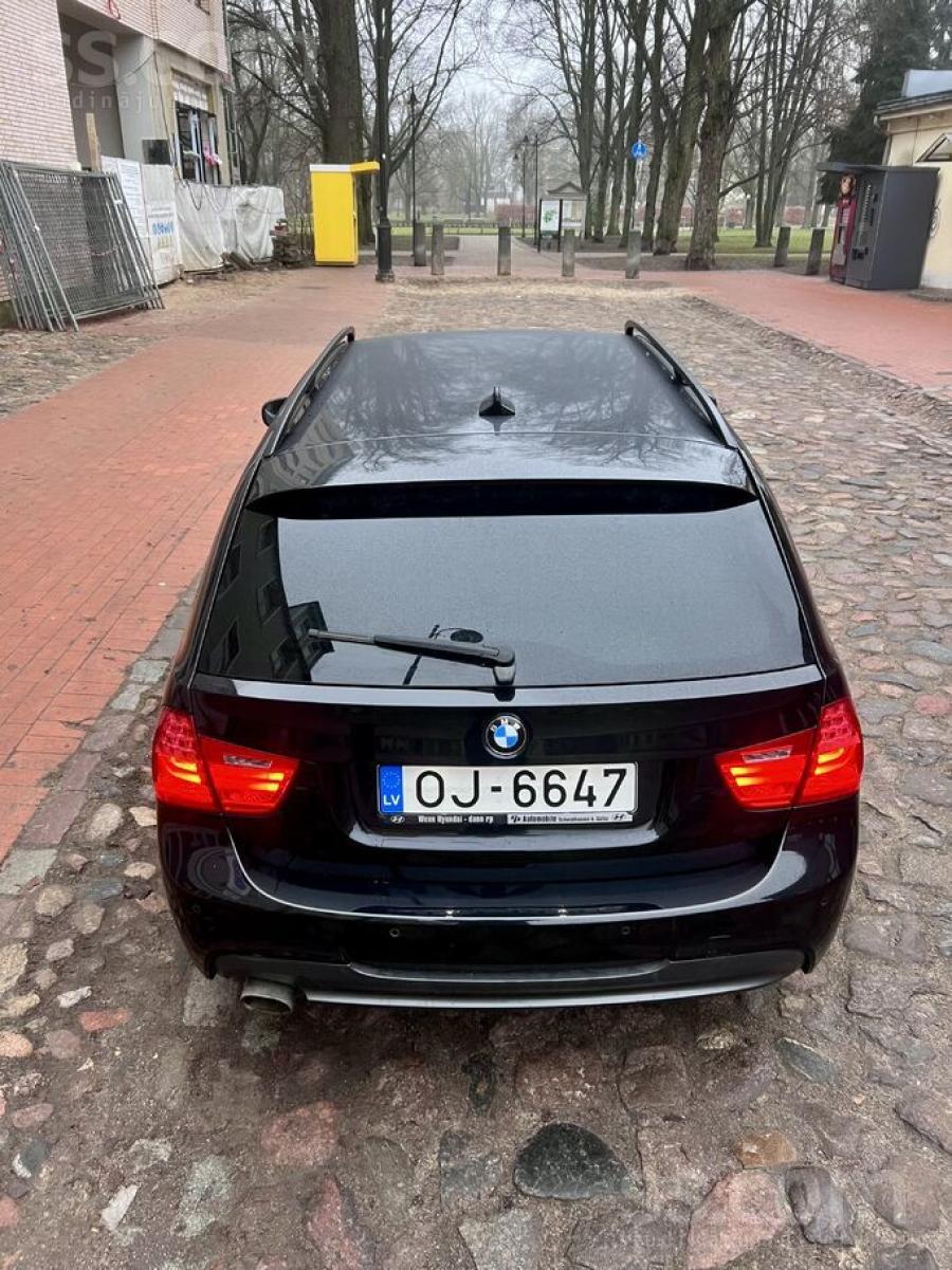 Black BMW 320 2009 in Riga, with an engine capacity of 2.00 L and mileage of 287 thousand km for 6350 €, photo 5 on AUTOMOTO.COM.LV