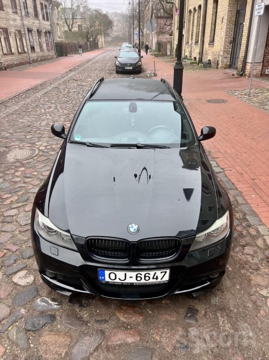 Black BMW 320 2009 in Riga, with an engine capacity of 2.00 L and mileage of 287 thousand km for 6350 €, photo 8 on AUTOMOTO.COM.LV