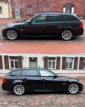 Black BMW 320 2009 in Riga, with an engine capacity of 2.00 L and mileage of 287 thousand km for 6350 €, photo 9 on AUTOMOTO.COM.LV