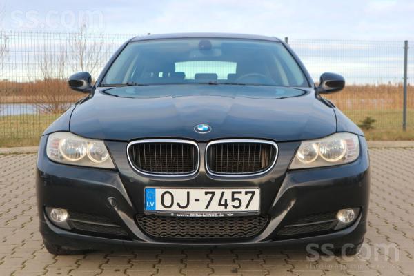 Black BMW 320 2009 in Riga, with an engine capacity of 2.00 L and mileage of 277 thousand km for 4300 €, photo 3 on AUTOMOTO.COM.LV