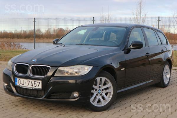 Black BMW 320 2009 in Riga, with an engine capacity of 2.00 L and mileage of 277 thousand km for 4300 €, photo 5 on AUTOMOTO.COM.LV