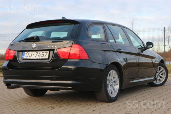 Black BMW 320 2009 in Riga, with an engine capacity of 2.00 L and mileage of 277 thousand km for 4300 €, photo 7 on AUTOMOTO.COM.LV